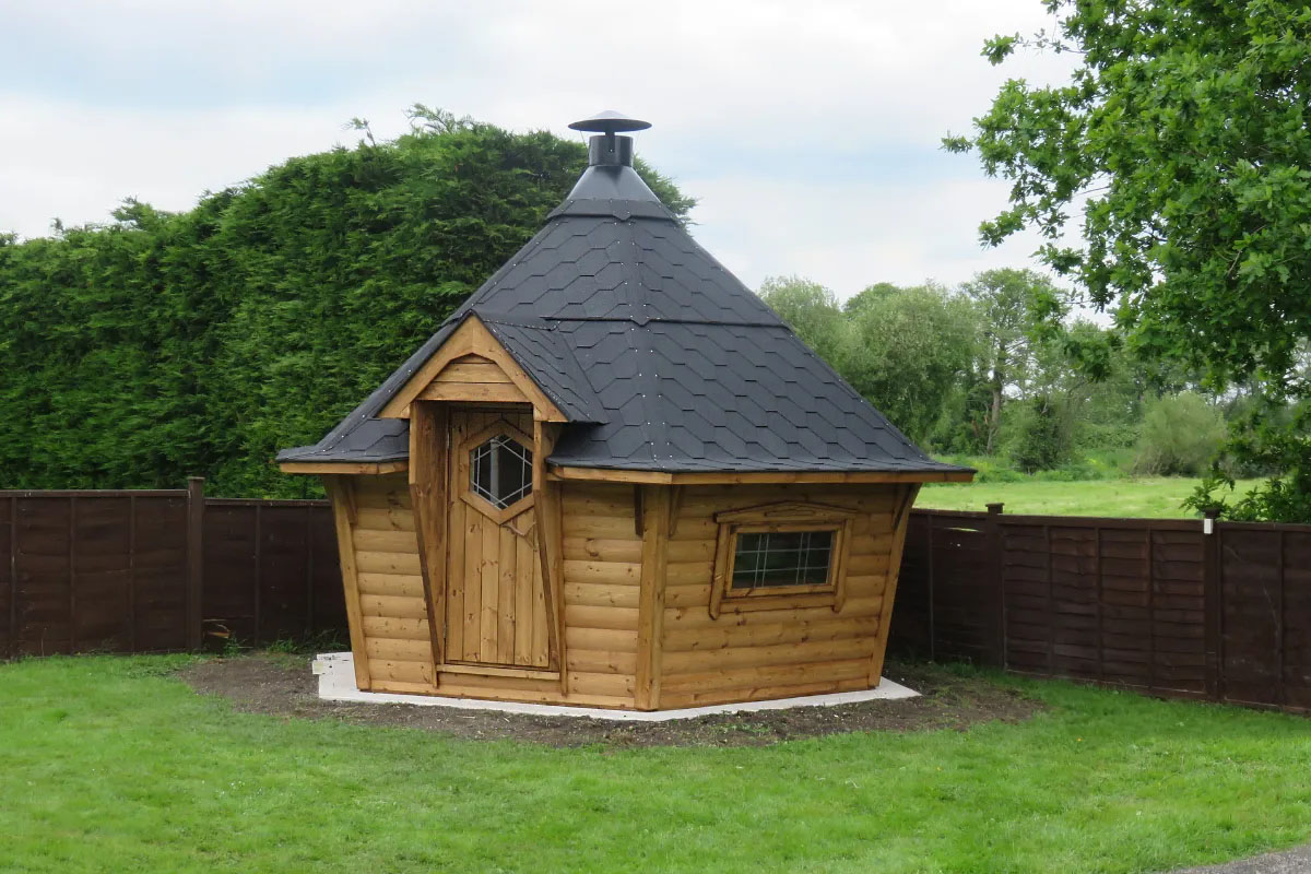 Building A Base For Your BBQ Lodge | Barbecue Cabin Bases